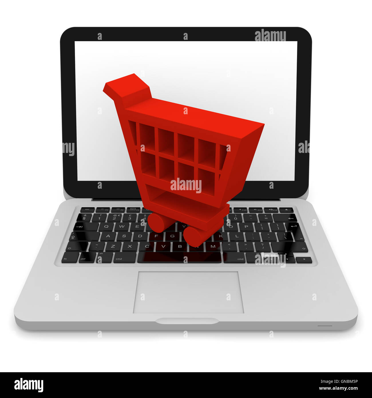 Computer laptop check Cut Out Stock Images & Pictures - Alamy