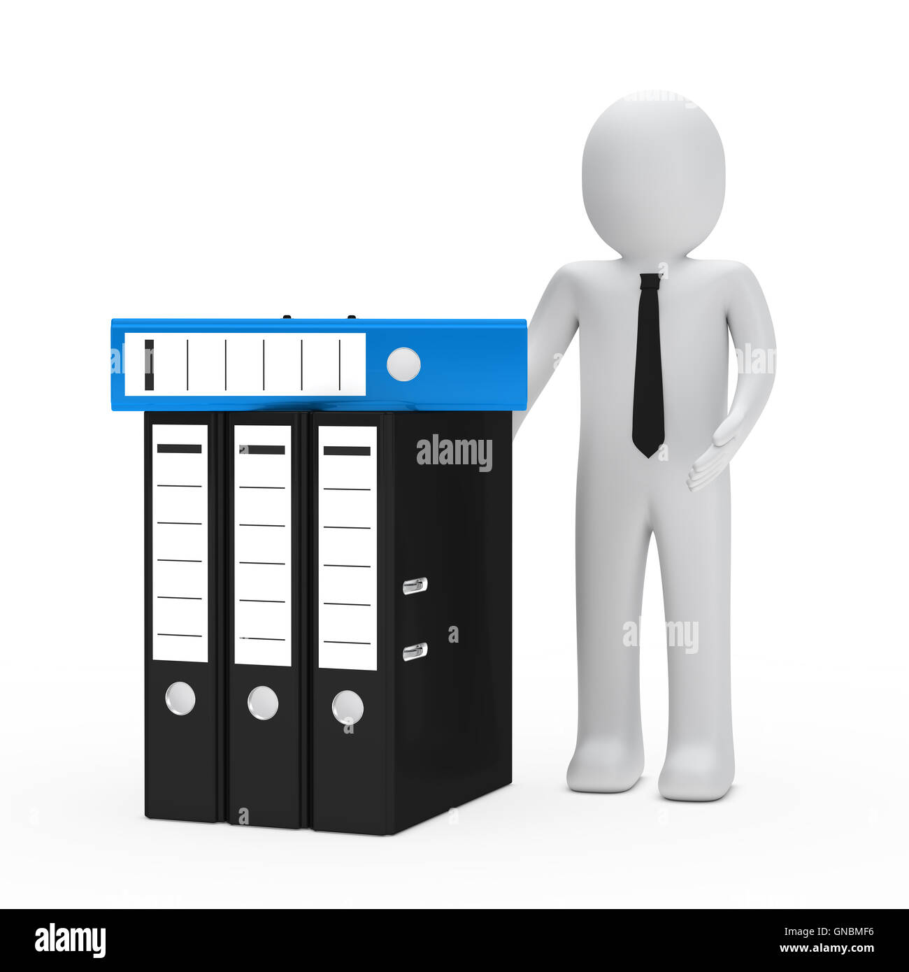 Cartoon figure businessman Cut Out Stock Images & Pictures - Alamy