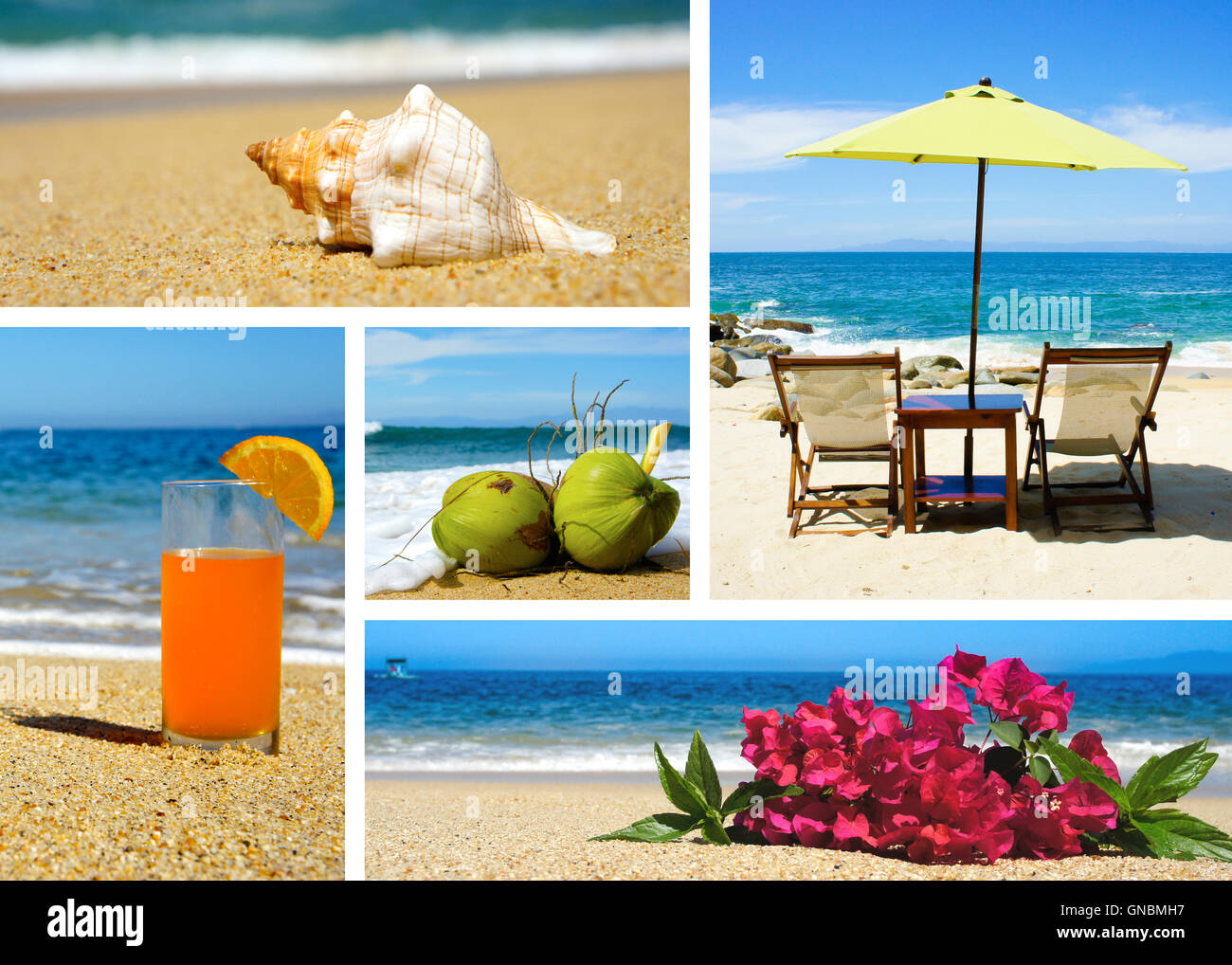 Ocean water collage hi-res stock photography and images - Alamy