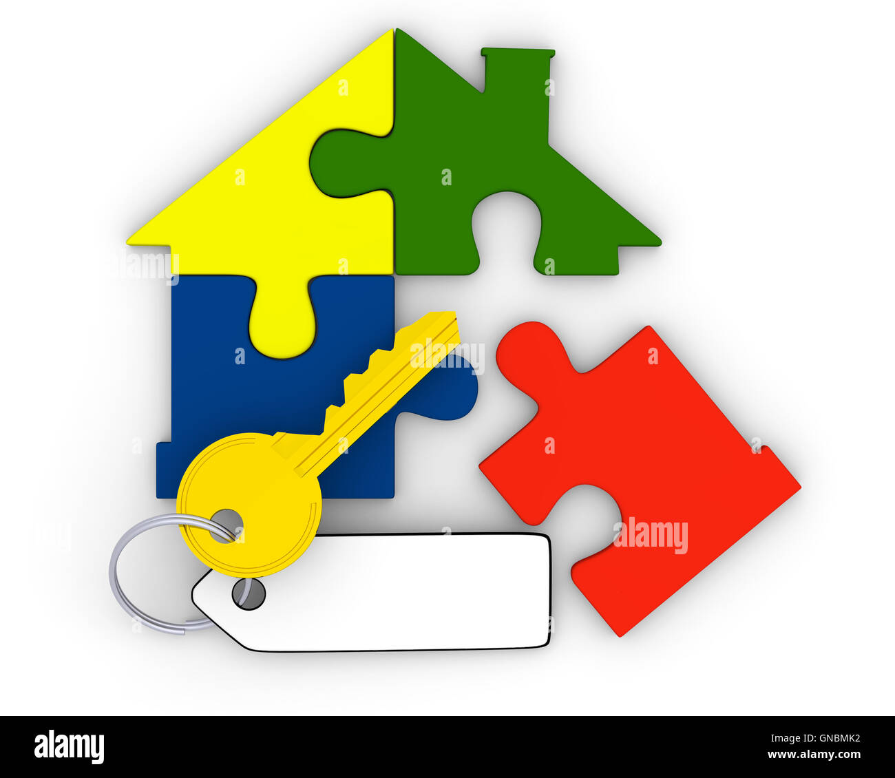 Completing building Cut Out Stock Images & Pictures - Alamy