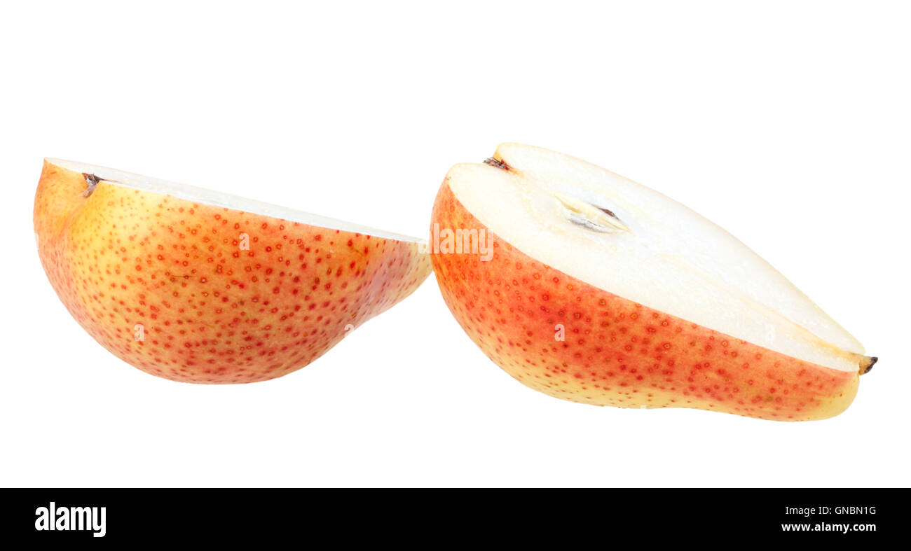 Slices of fresh pear Stock Photo - Alamy