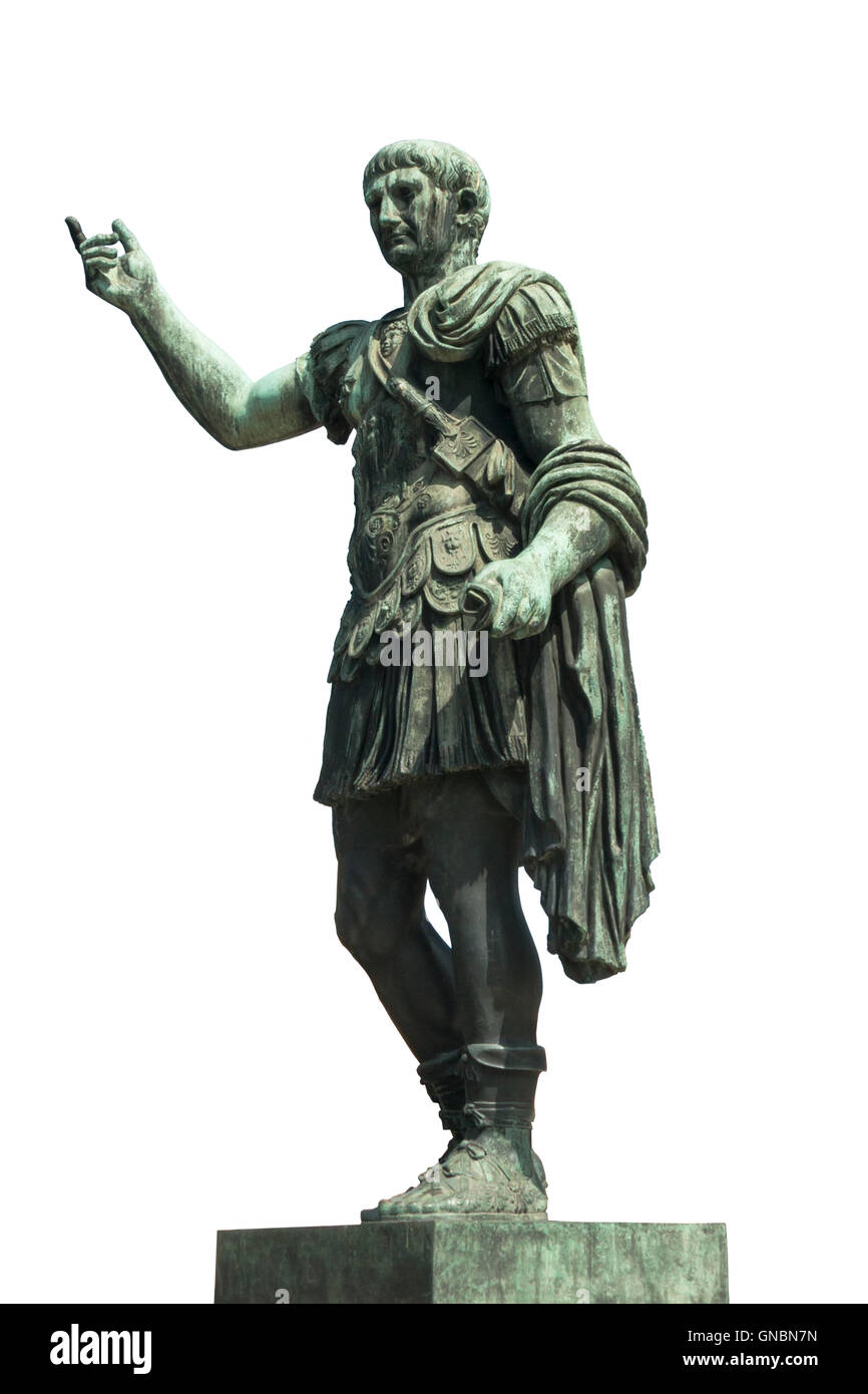 Emperor trajan statue hi-res stock photography and images - Alamy