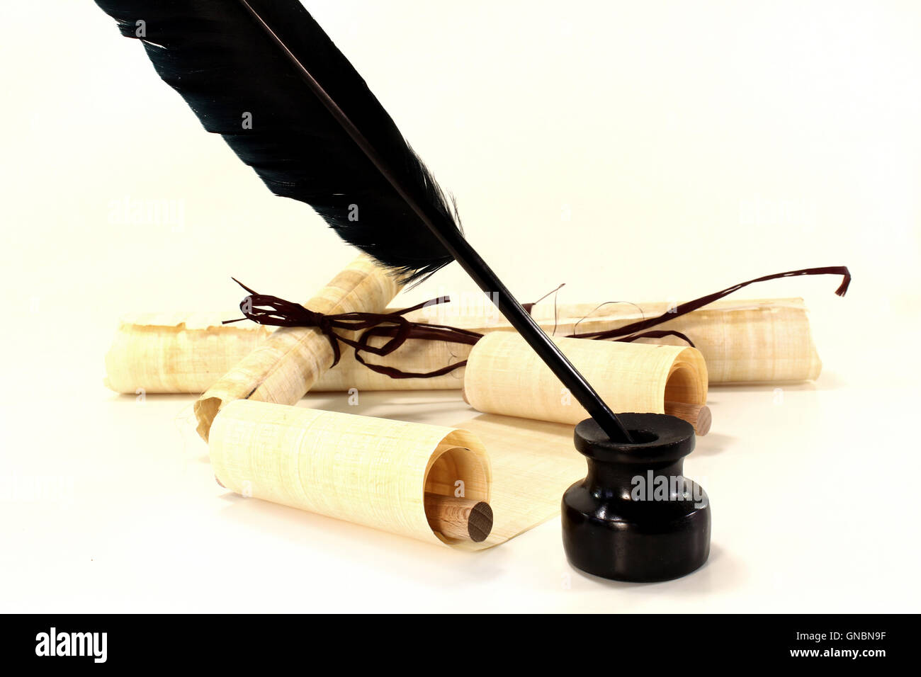 Papyrus scroll hi-res stock photography and images - Alamy