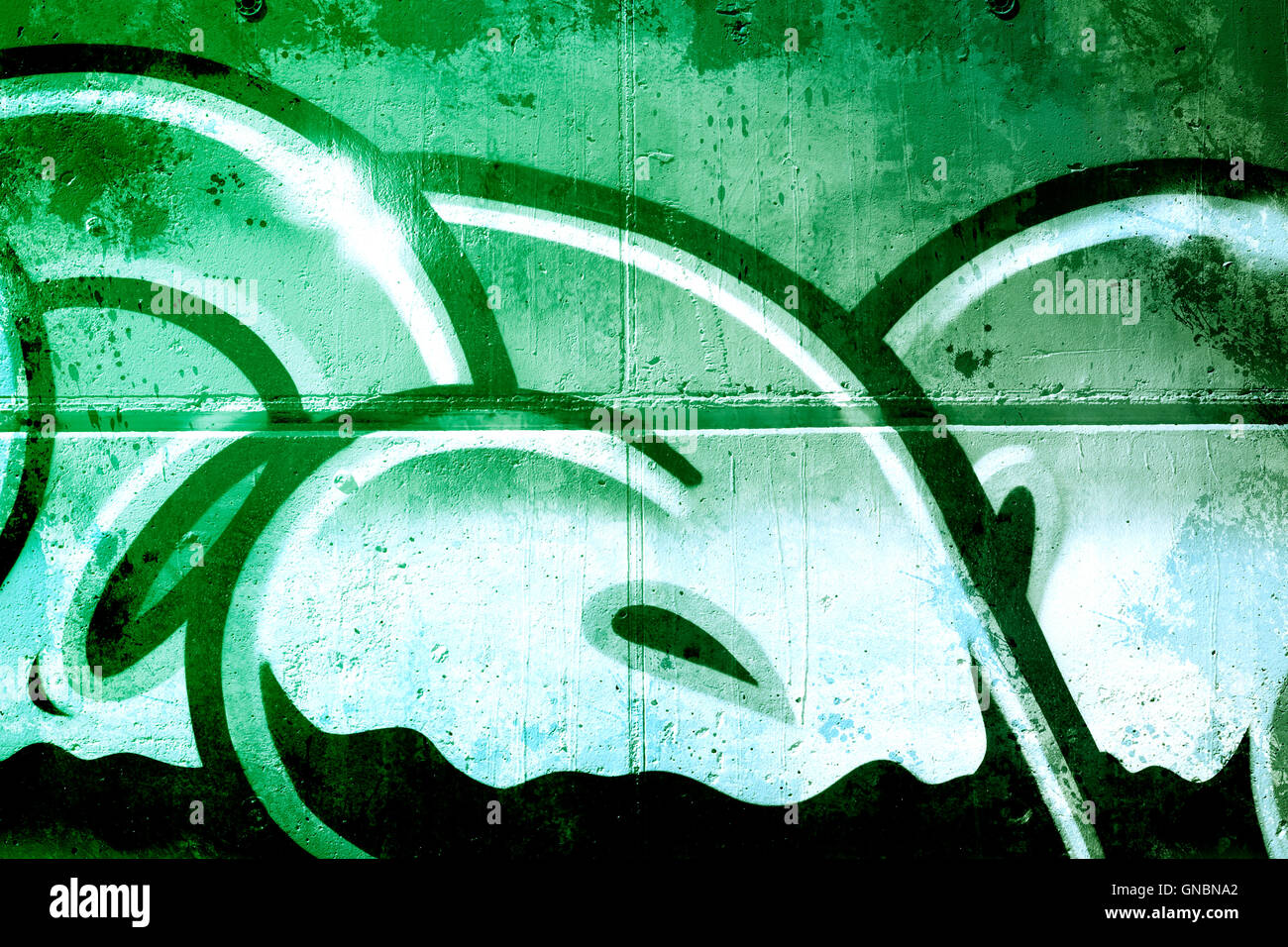 Graffiti over old dirty wall, urban hip hop background Gray text Stock ...