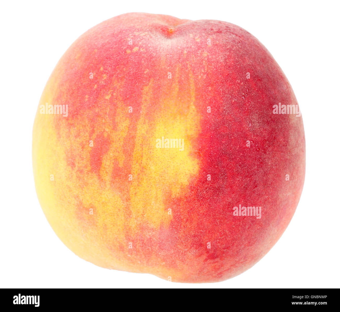 Single a big orange peach Stock Photo - Alamy