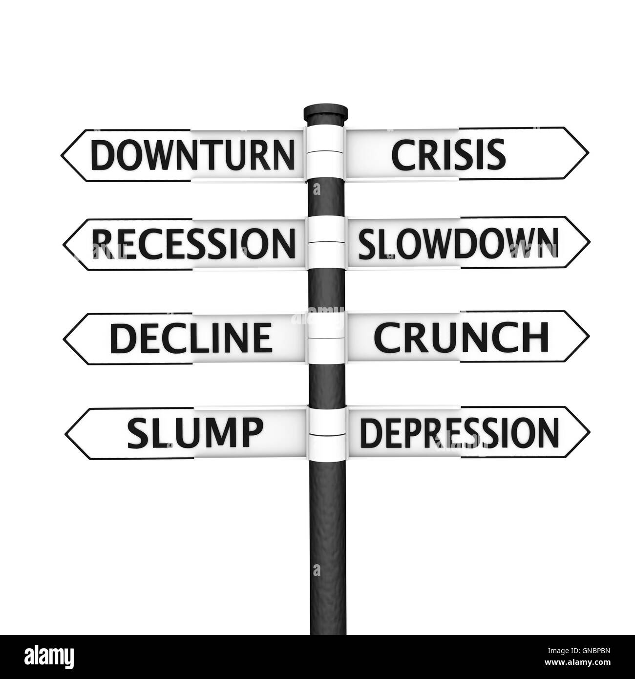 Crisis road sign Black and White Stock Photos & Images - Alamy