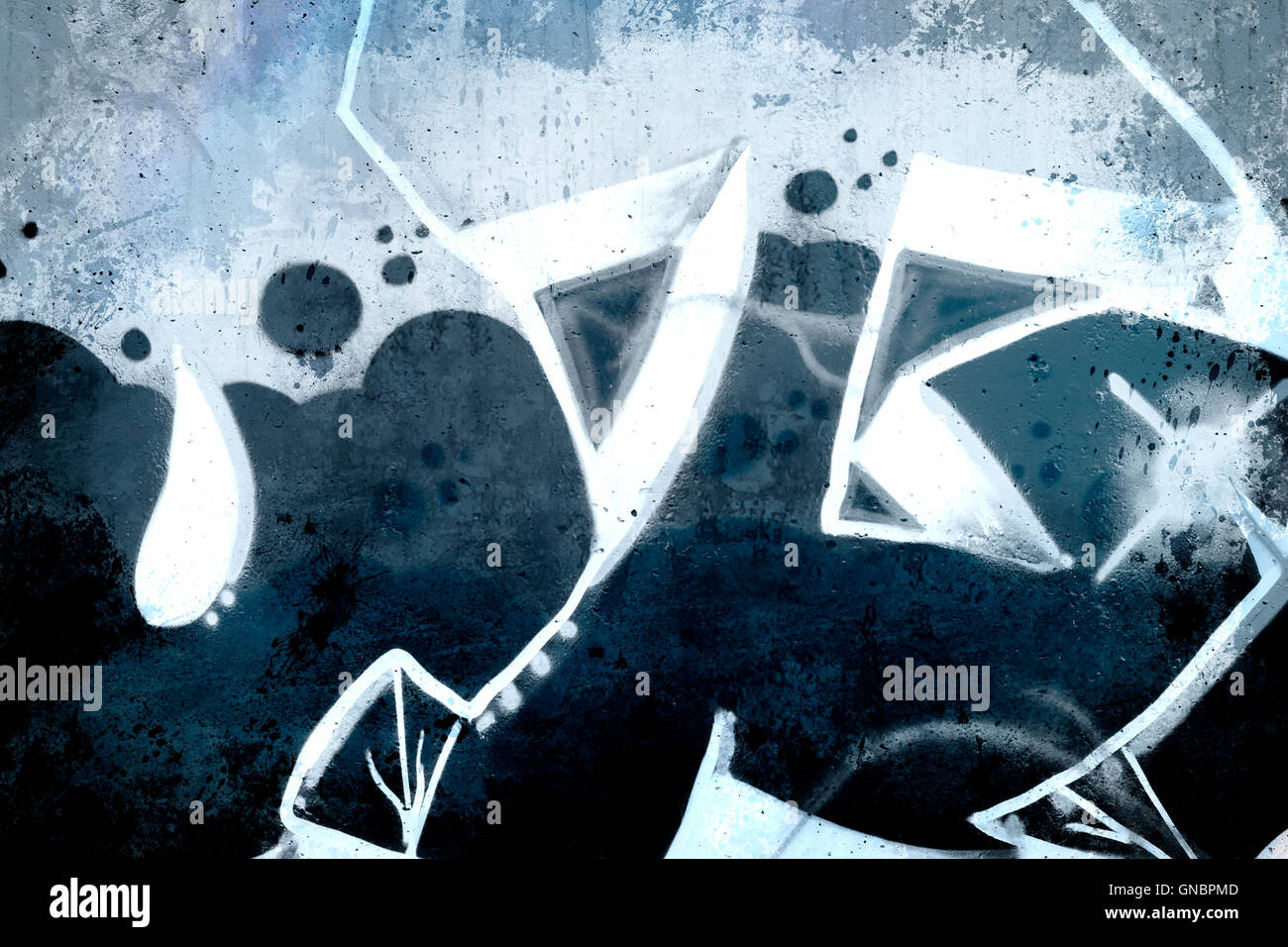 Graffiti over old dirty wall, urban hip hop background Gray text Stock ...