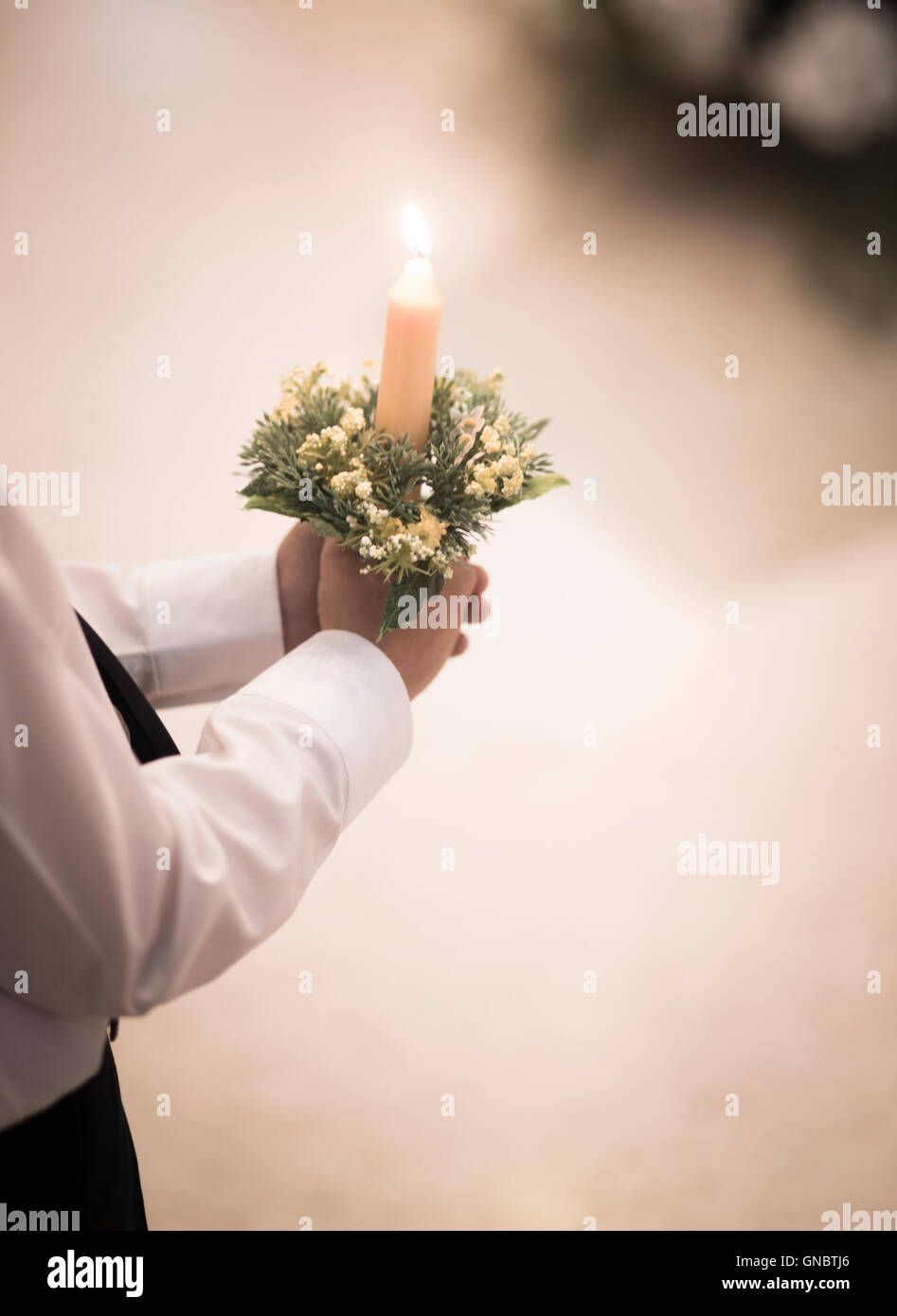 Boy with first communion dress hi-res stock photography and images - Alamy