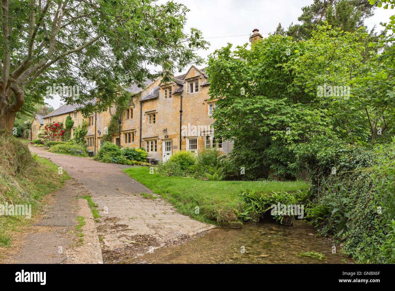 The Cotswold village of Blockley, Gloucestershire, England, UK Stock ...