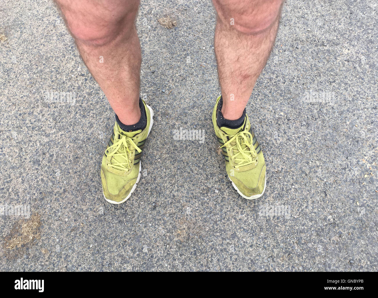 Hairy legs man hi-res stock photography and images - Alamy
