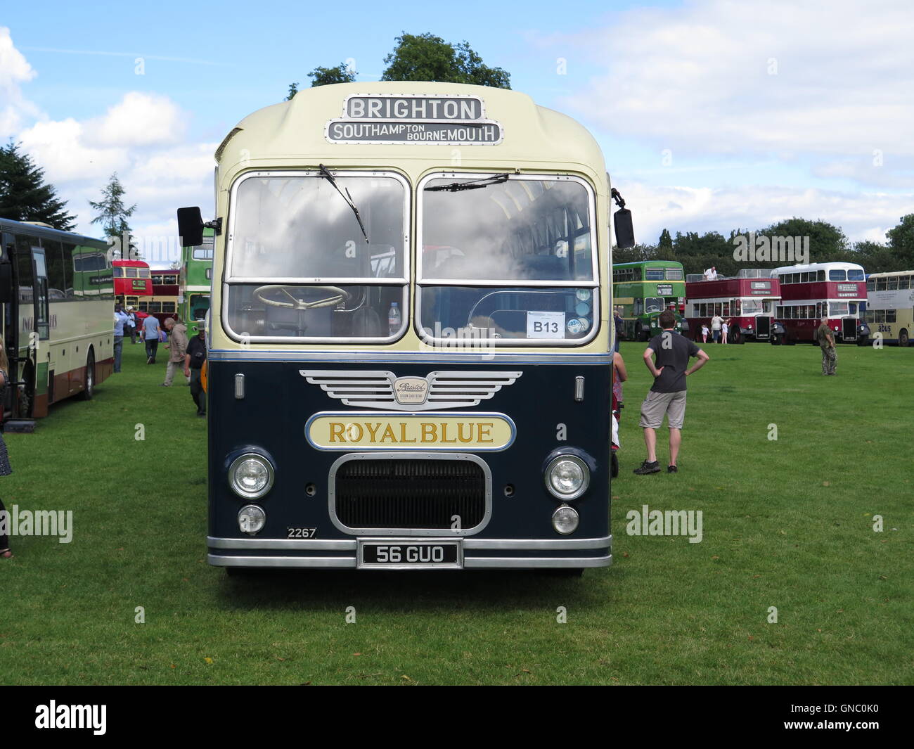 Vintage & Classic Bus rally Stock Photo - Alamy