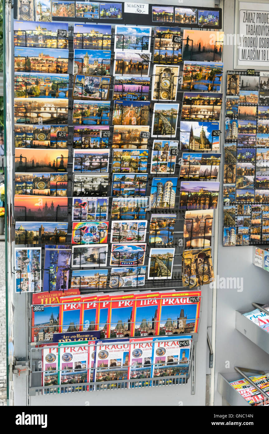 Prague postcard hi-res stock photography and images - Alamy