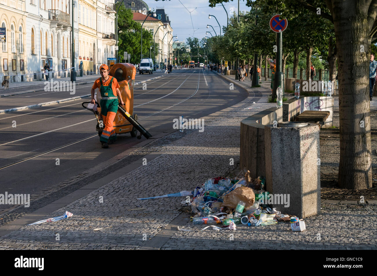 Street cleaning machine hi-res stock photography and images - Alamy