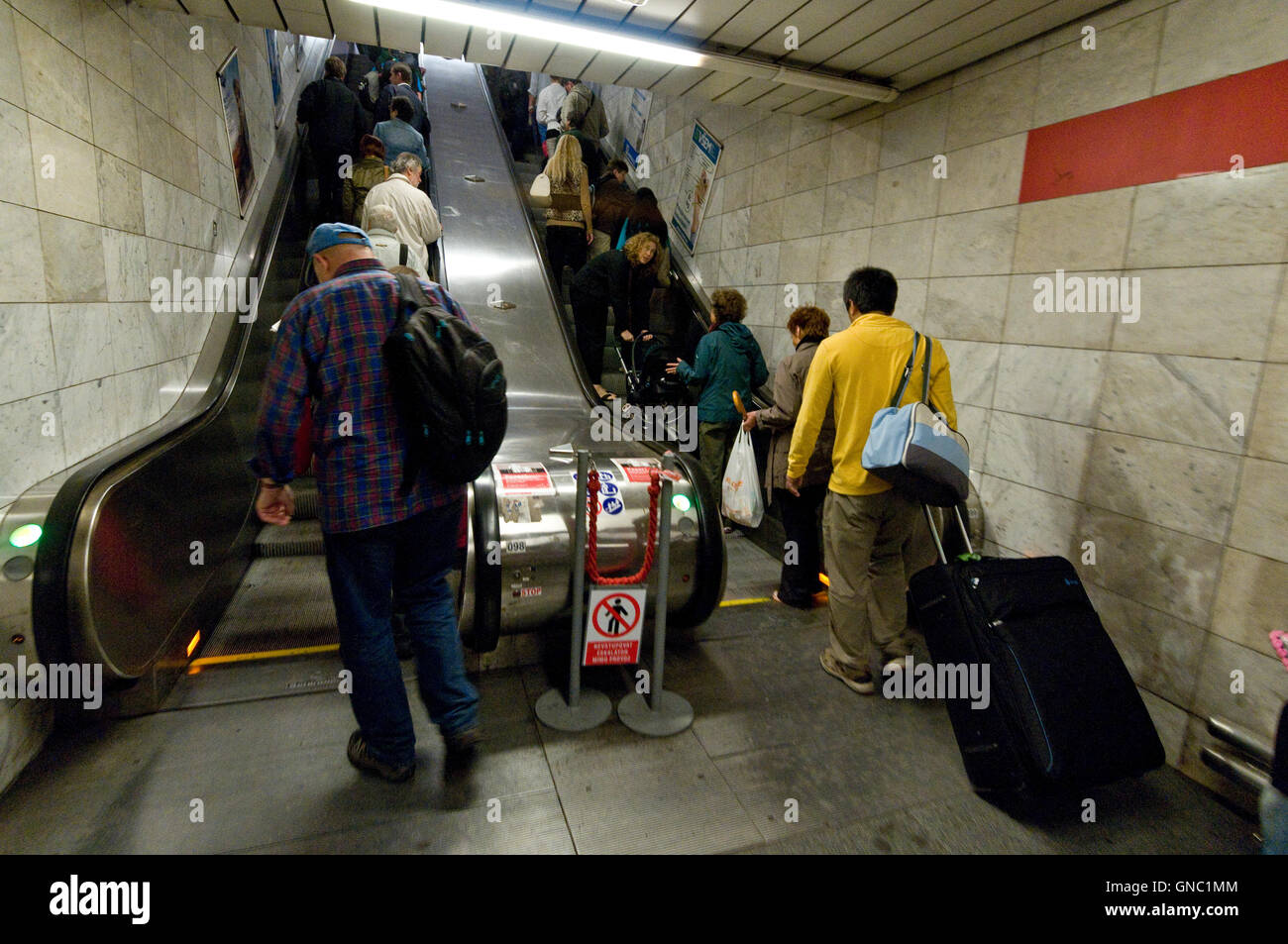 A busy metro station in Prague,Czech Republic Stock Photo - Alamy