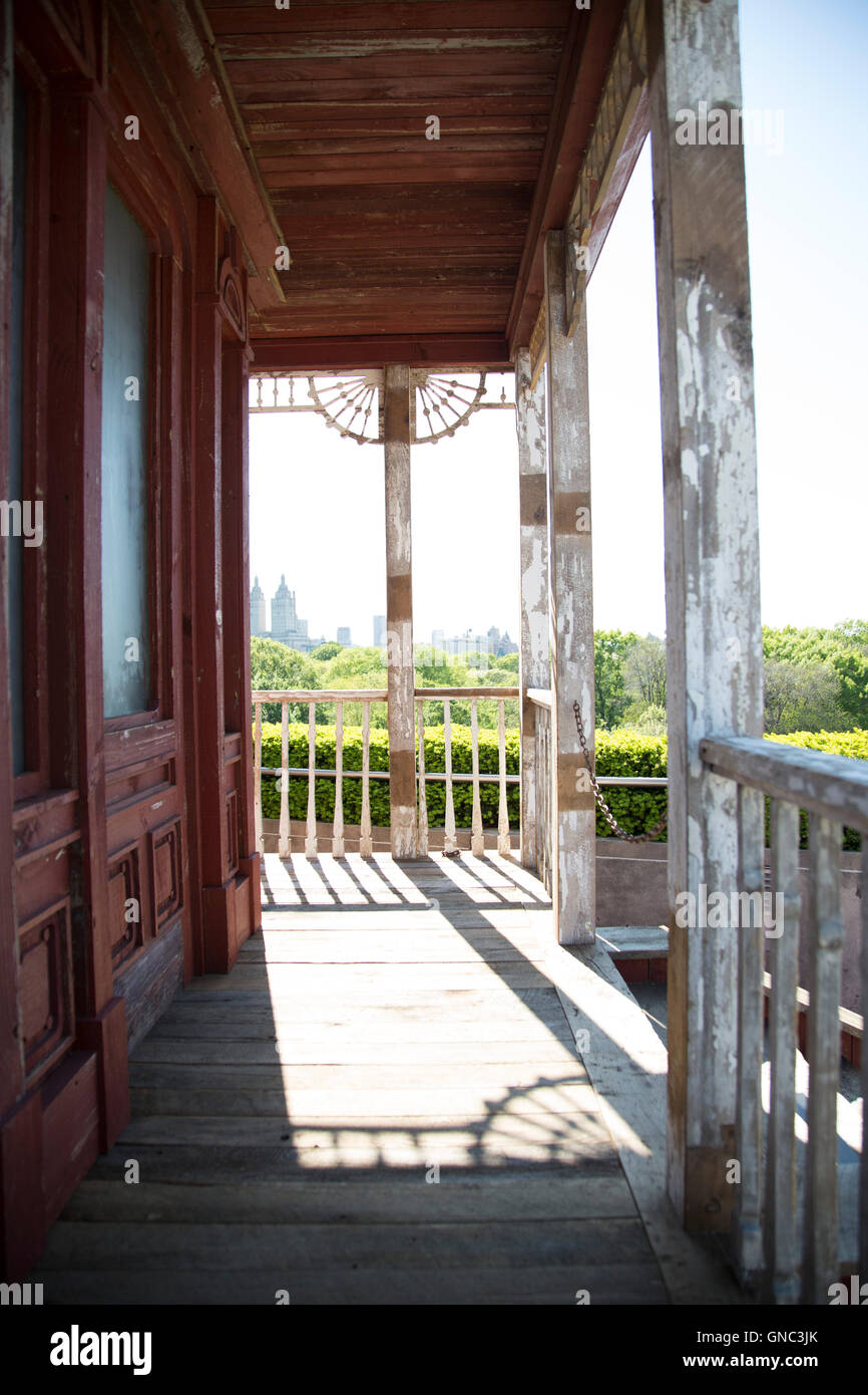 View through Art Exhibit, Transitional Object, PsychoBarn, Metropolitan ...
