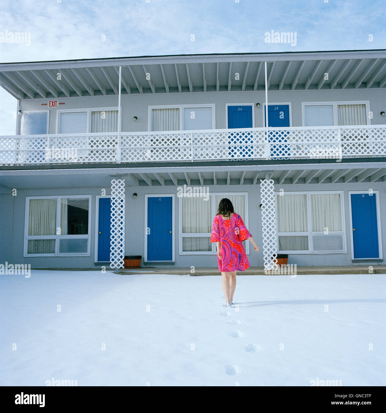 Two Story Motel High Resolution Stock Photography and Images - Alamy