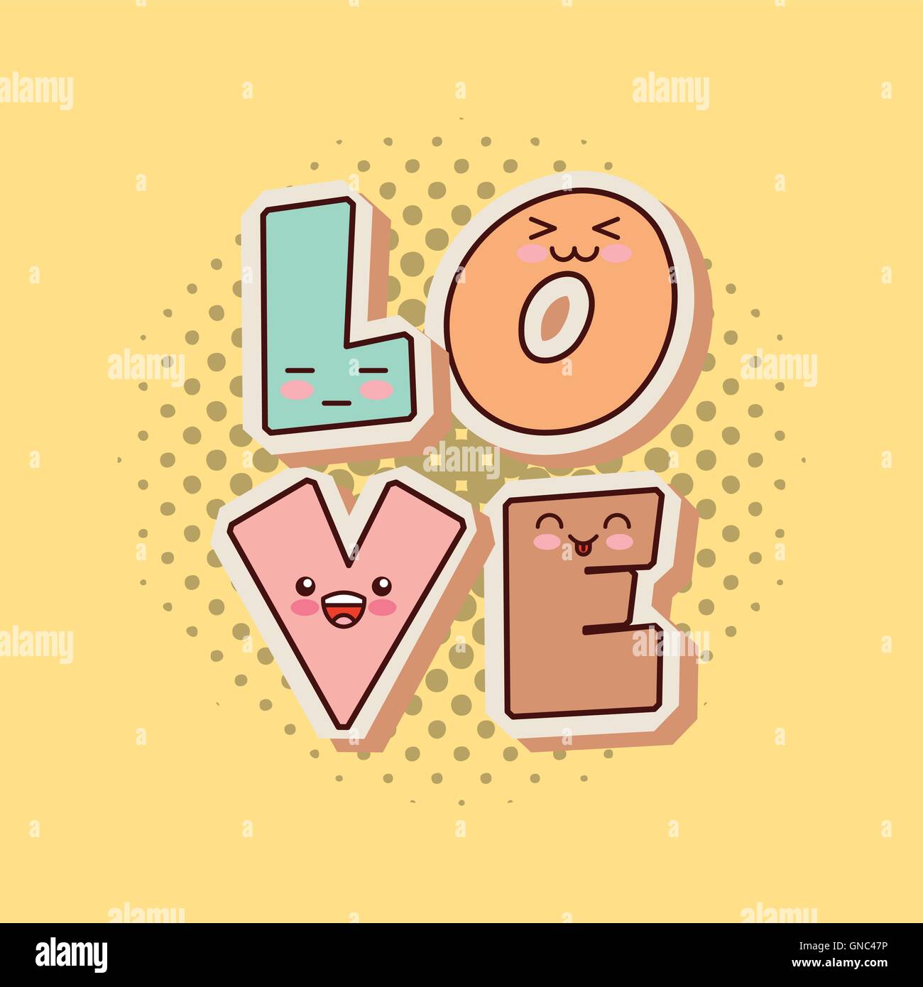 love comic pop art style Stock Vector Image & Art - Alamy