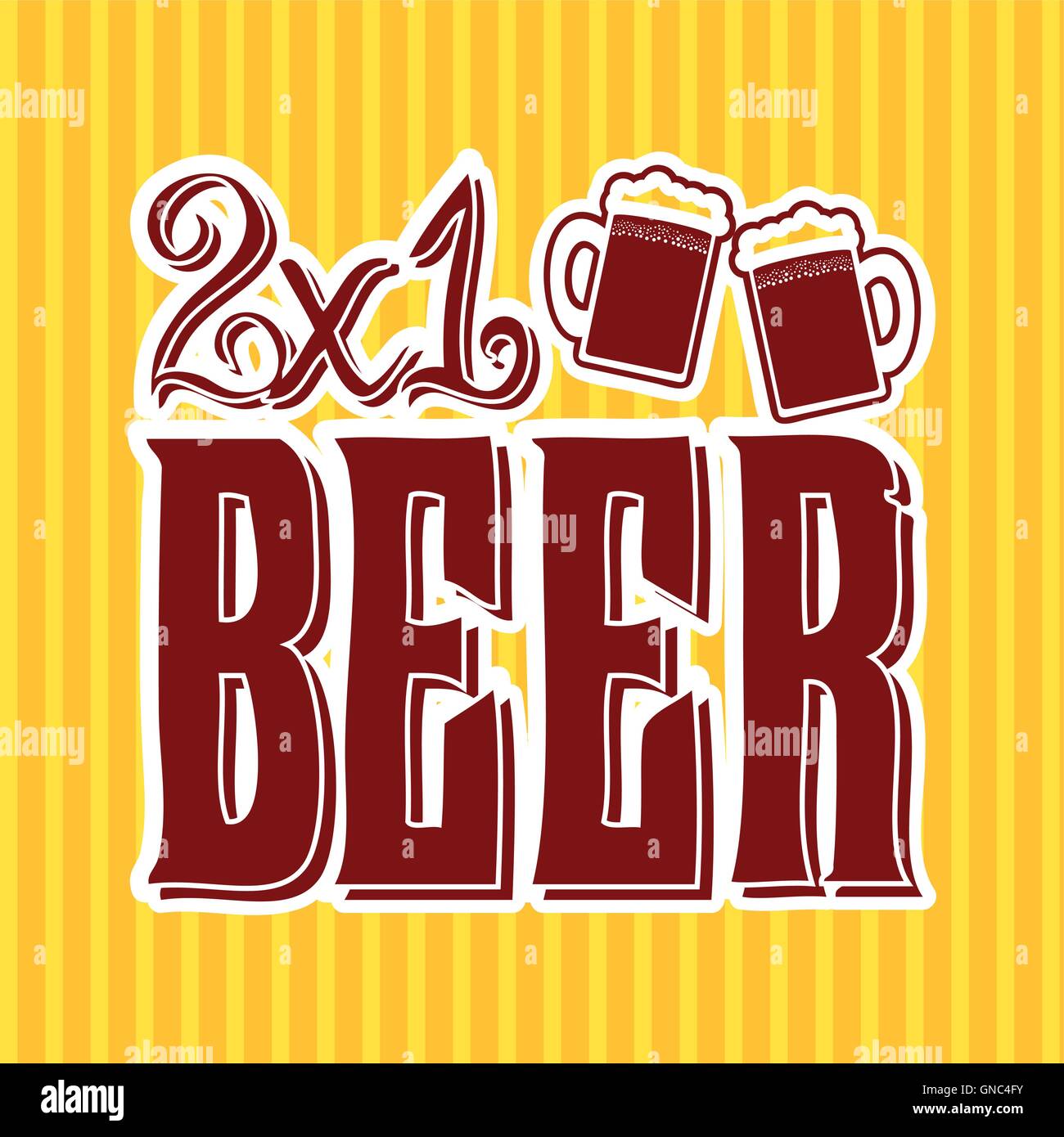 ice cold beer poster Stock Vector Image & Art - Alamy