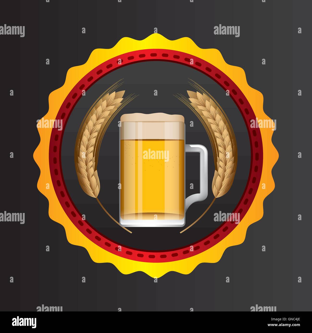 ice cold beer poster Stock Vector Image & Art - Alamy