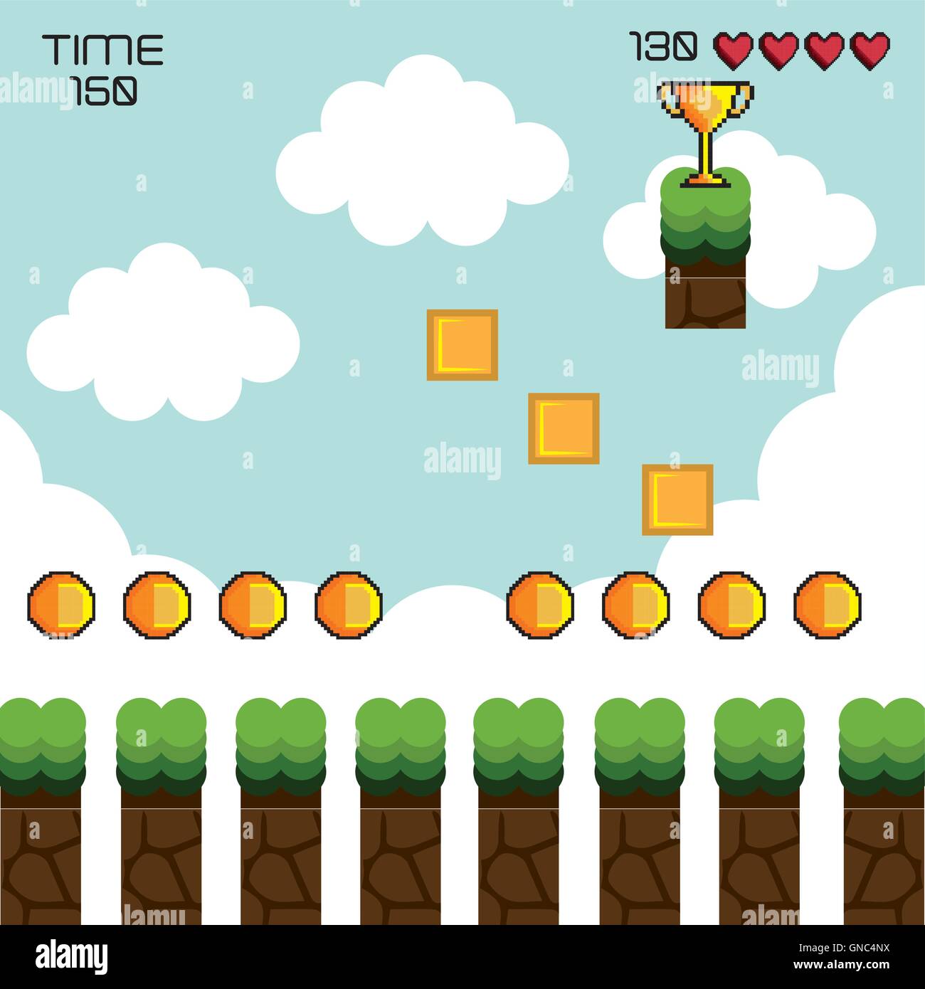 display game pixel Stock Vector Image & Art - Alamy