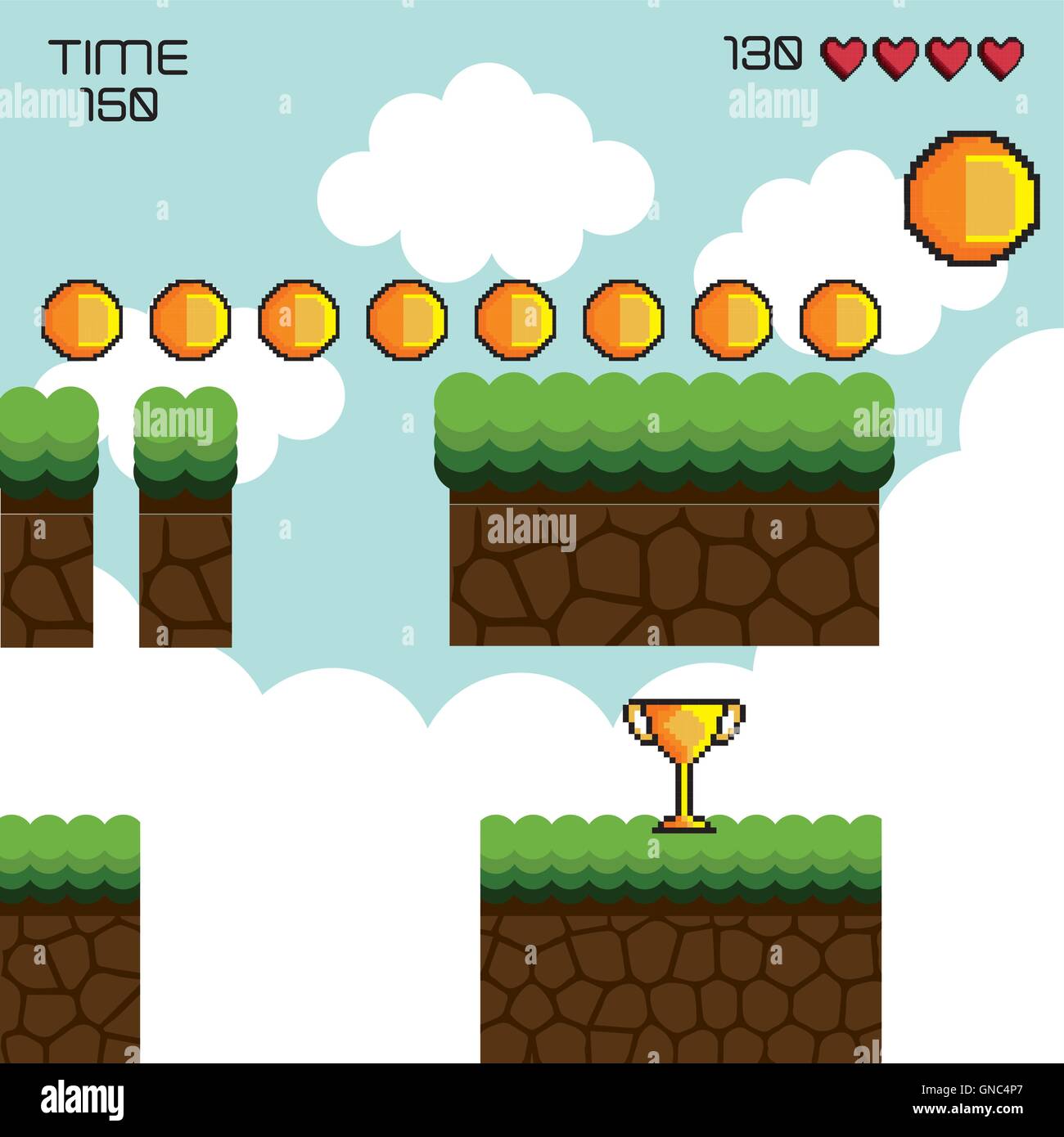 display game pixel Stock Vector Image & Art - Alamy