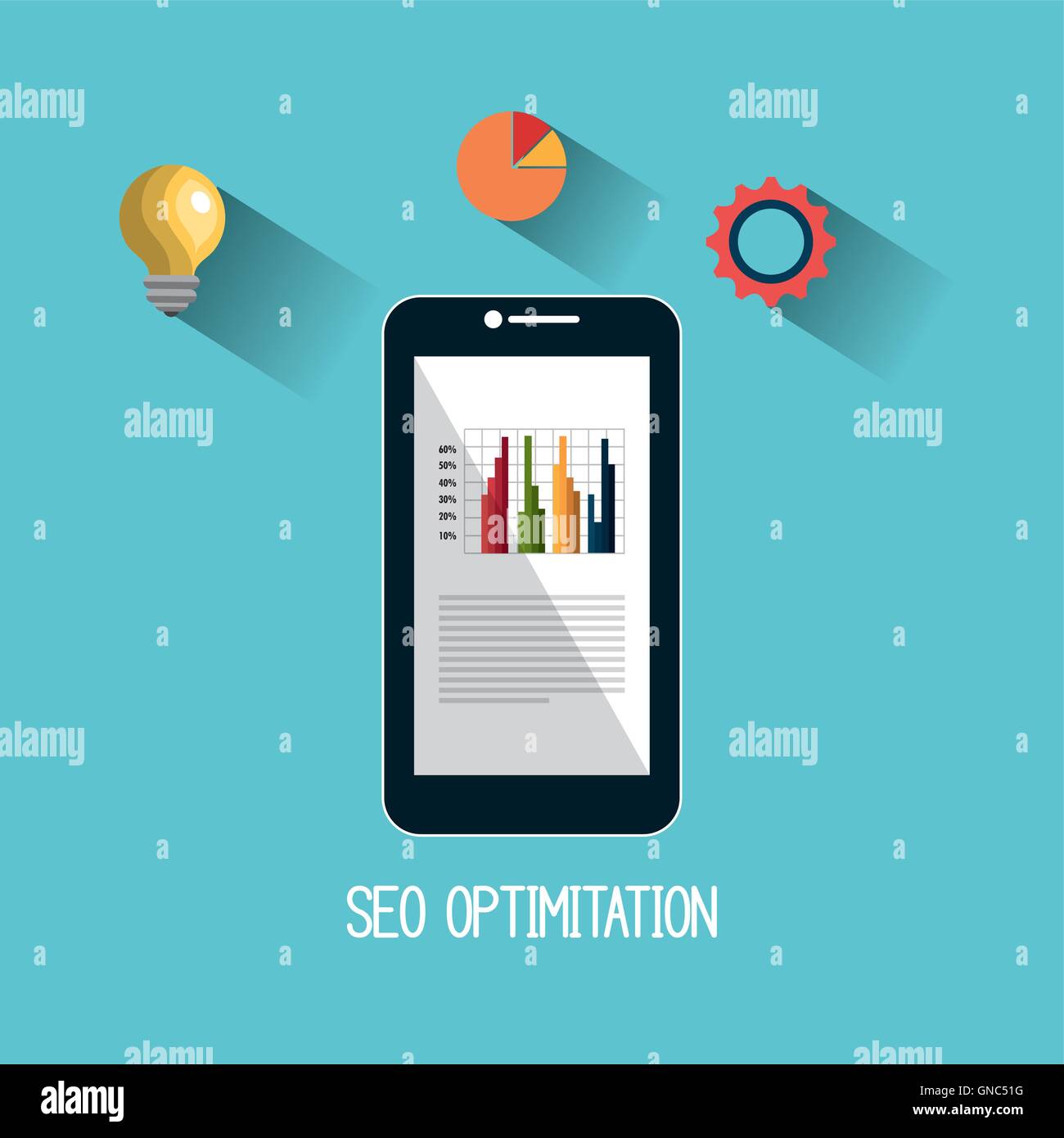 search engine optimitation success business Stock Vector Image & Art ...