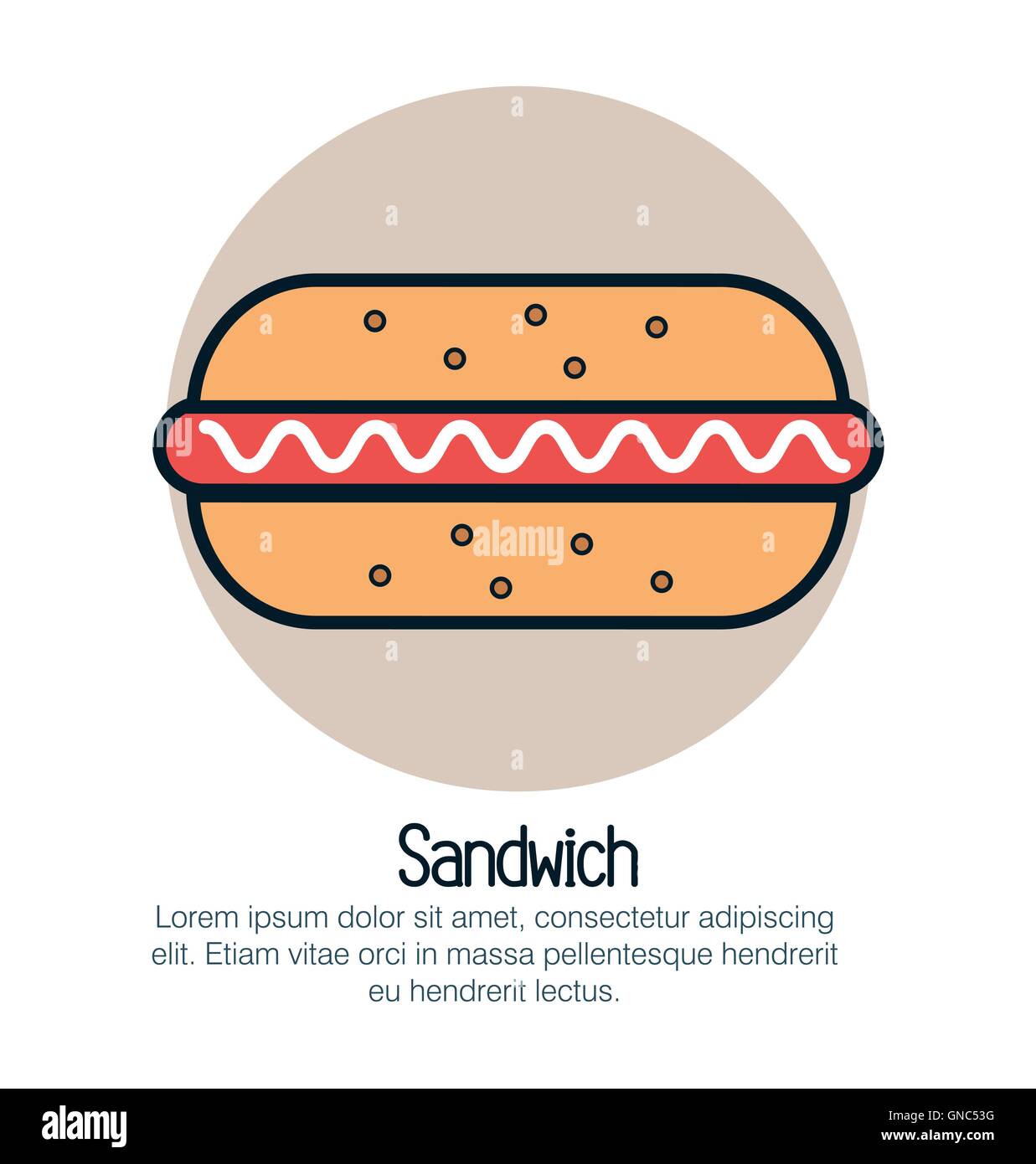 Sandwish Cut Out Stock Images & Pictures - Alamy