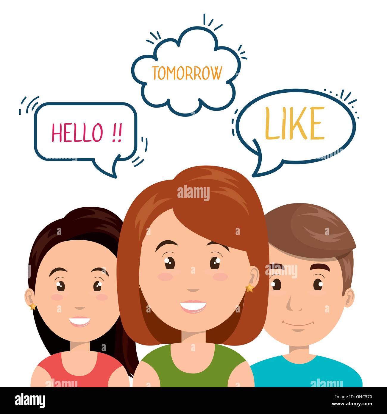people talking speech communication Stock Vector Image & Art - Alamy