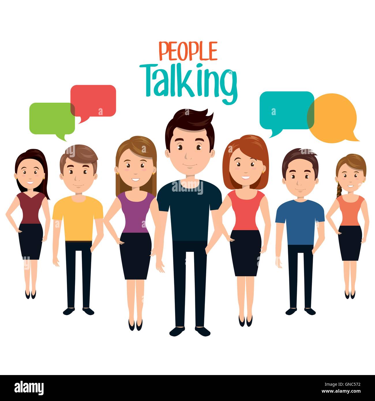 people talking speech communication Stock Vector Image & Art - Alamy