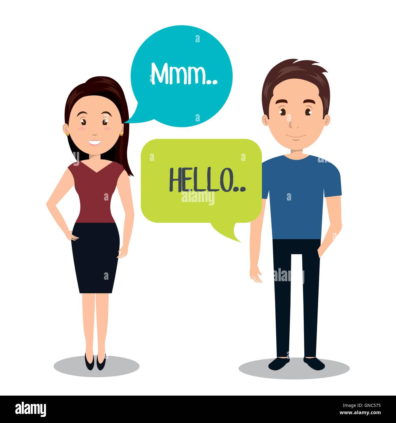 people talking speech communication Stock Vector Image & Art - Alamy