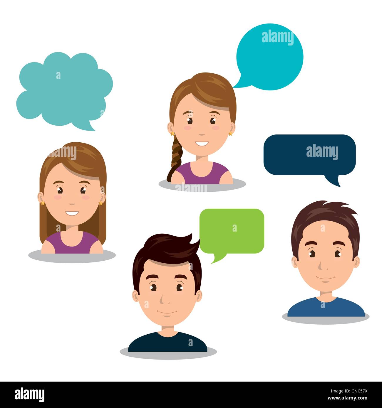people talking speech communication Stock Vector Image & Art - Alamy