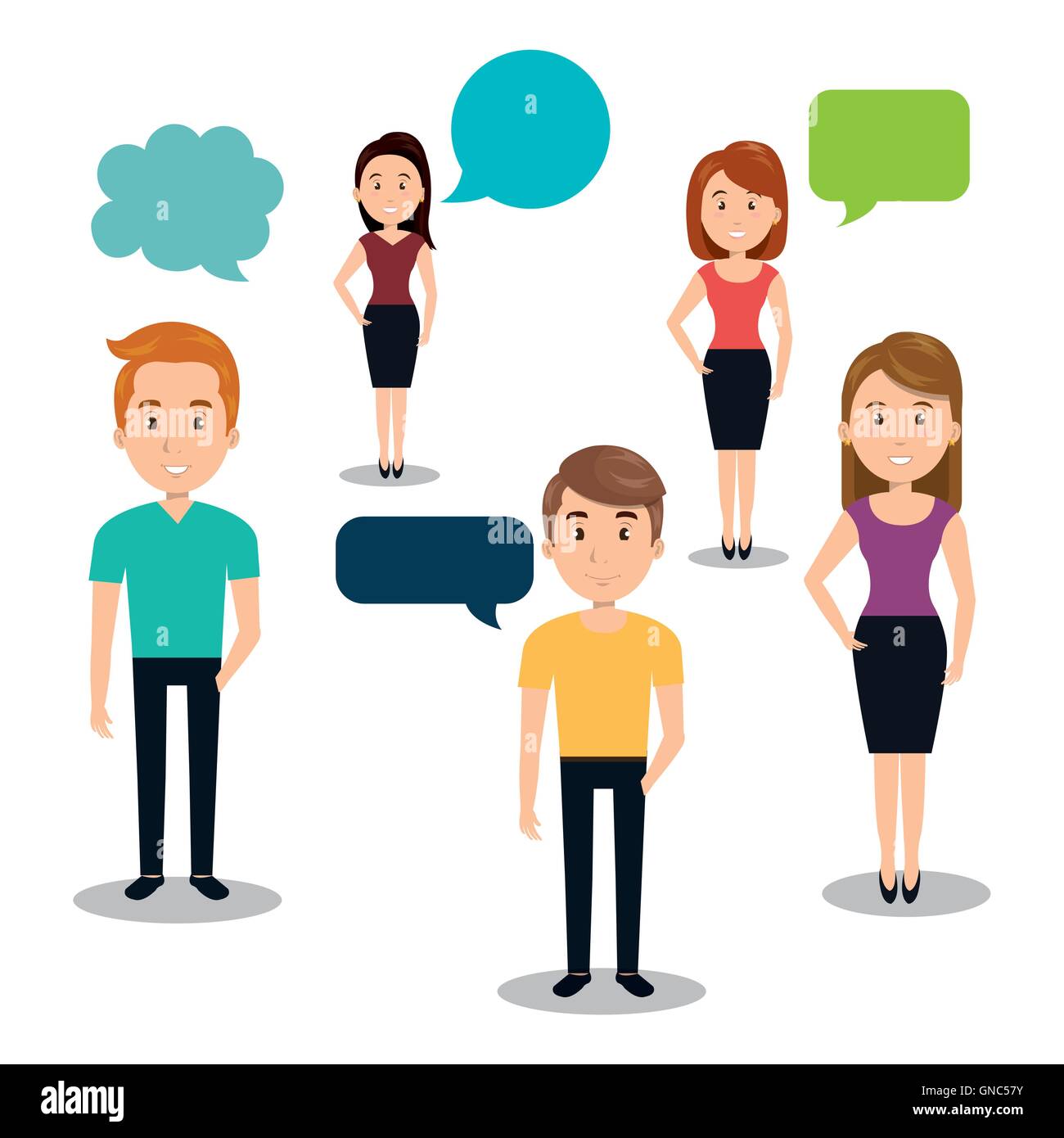 people talking speech communication Stock Vector Image & Art - Alamy