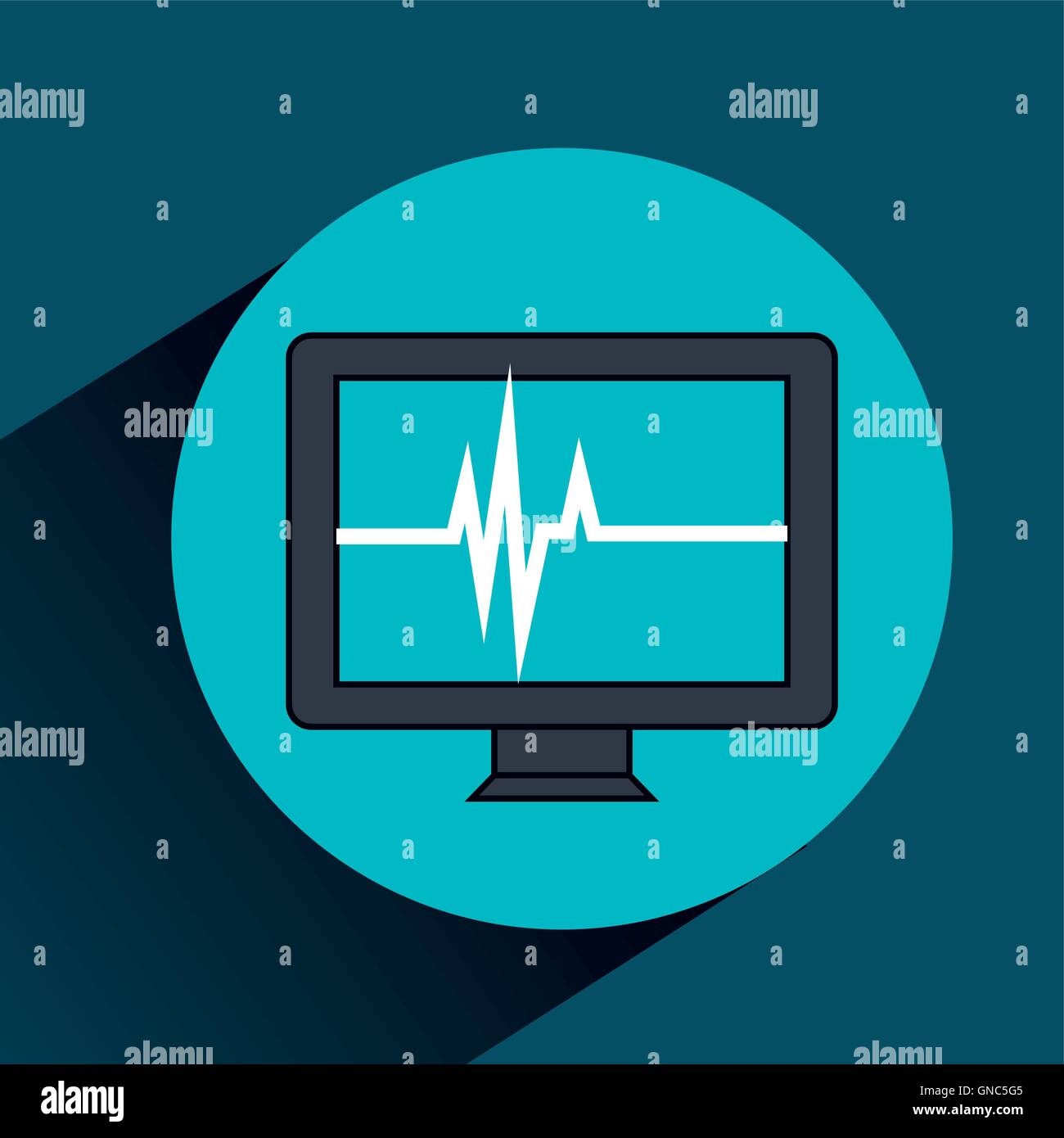 test cardiology display isolated icon Stock Vector Image & Art - Alamy