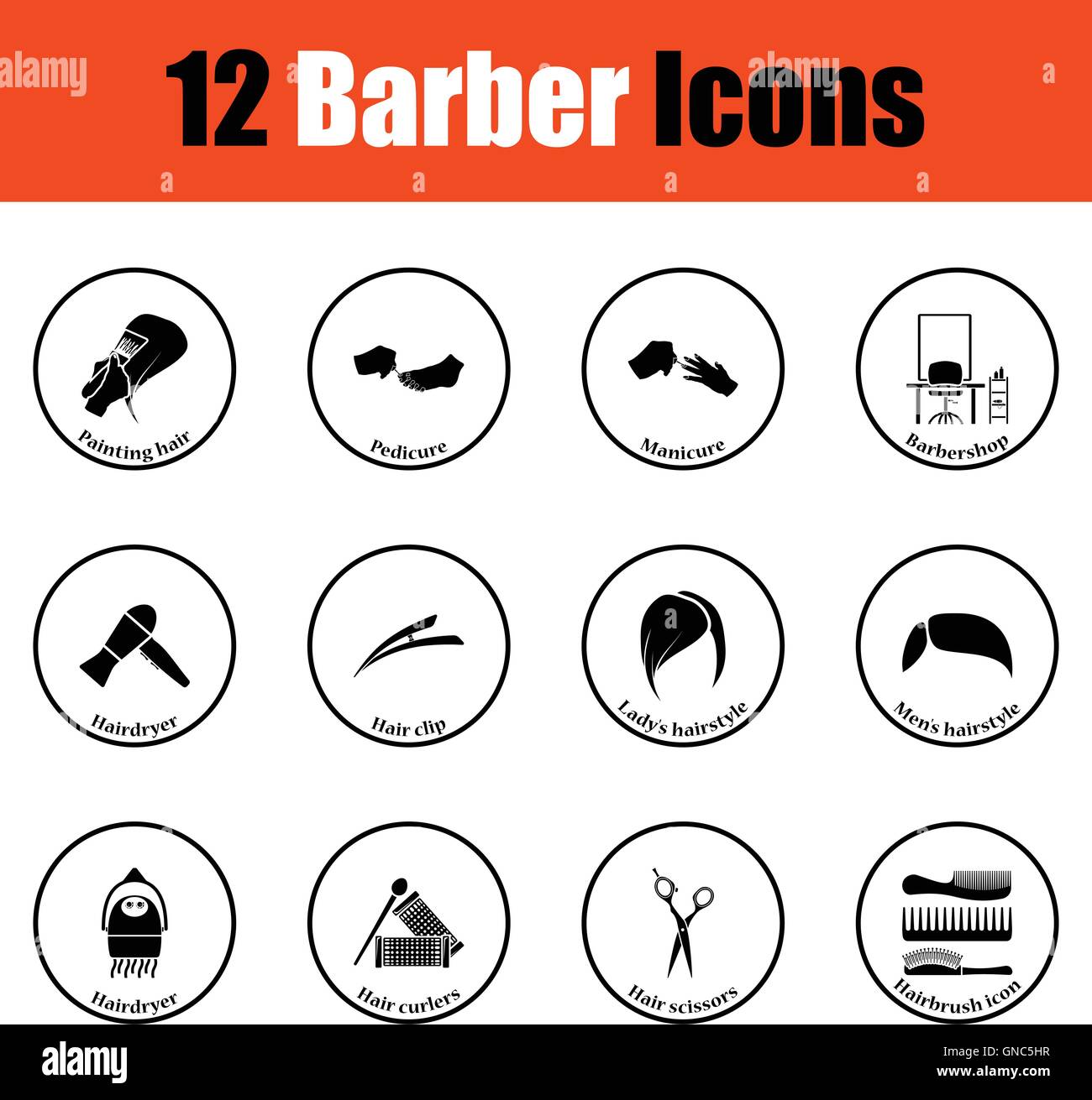 Hand mirror paint Stock Vector Images - Alamy