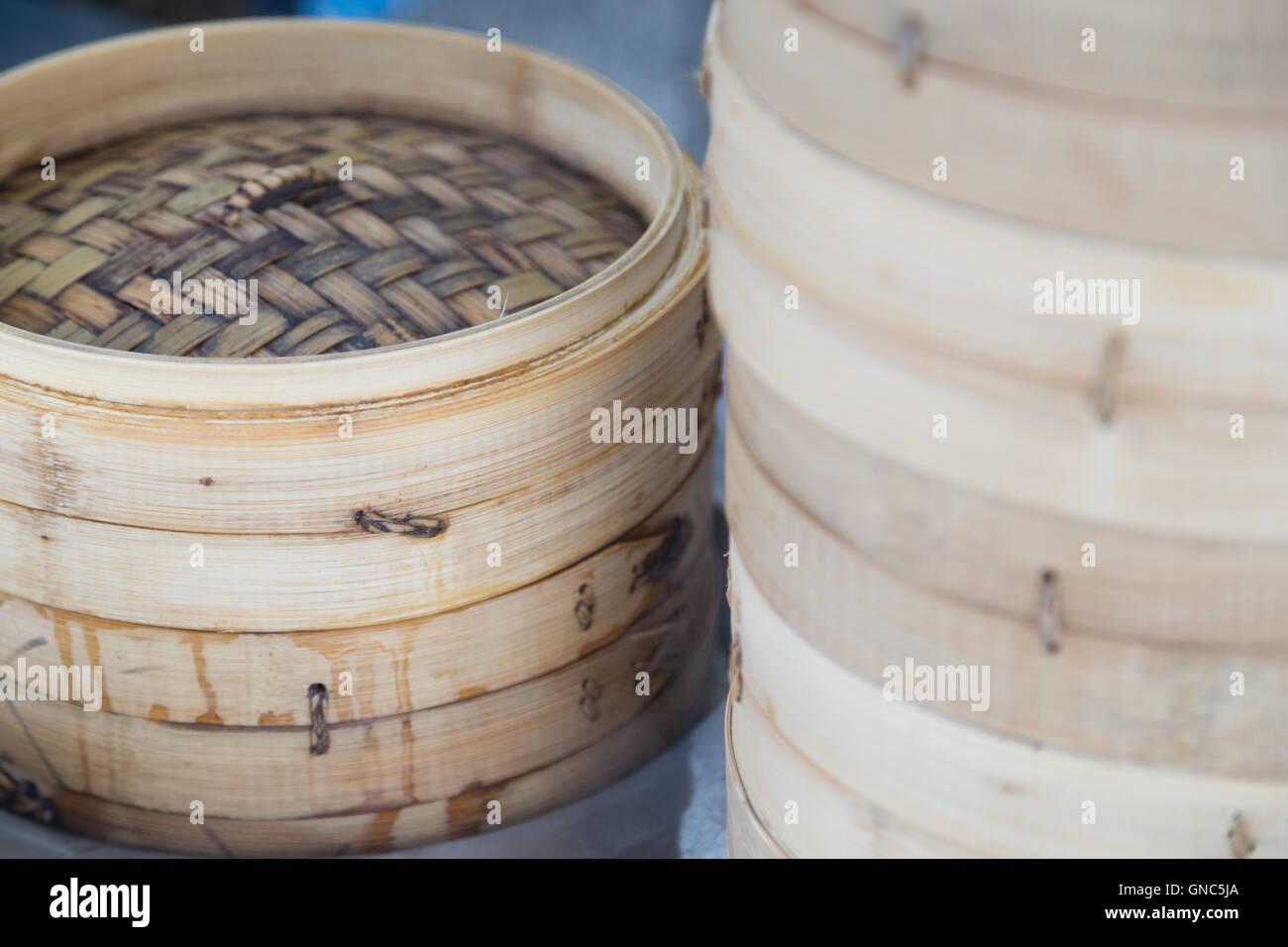 Cooking with bamboo hi-res stock photography and images - Alamy