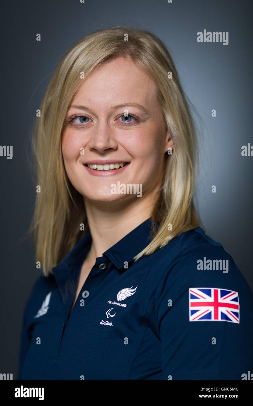 Paralympic GB's Hannah Russell during a media session at the London ...