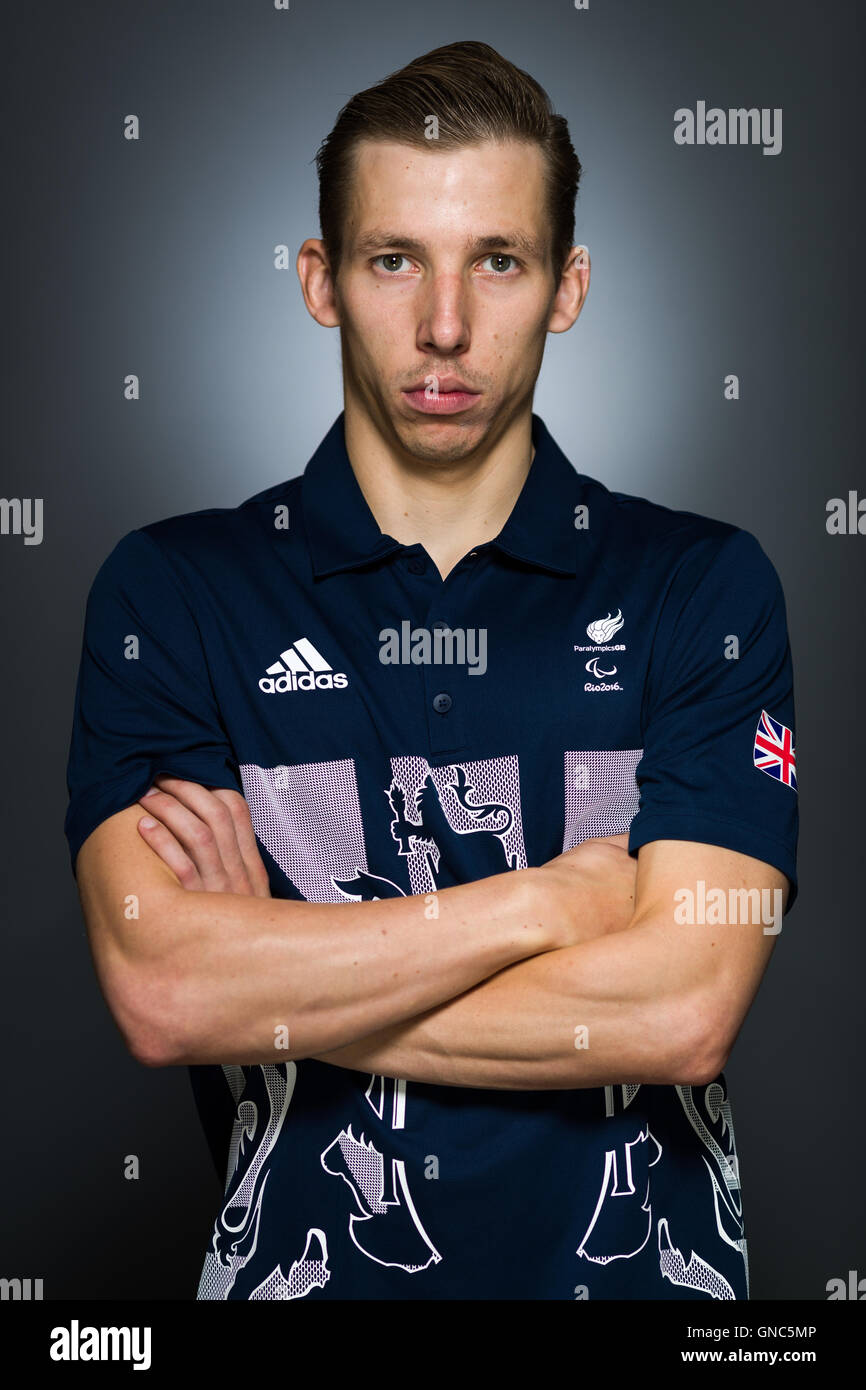 Paralympic GB's Jonathan Fox during a media session at the London ...