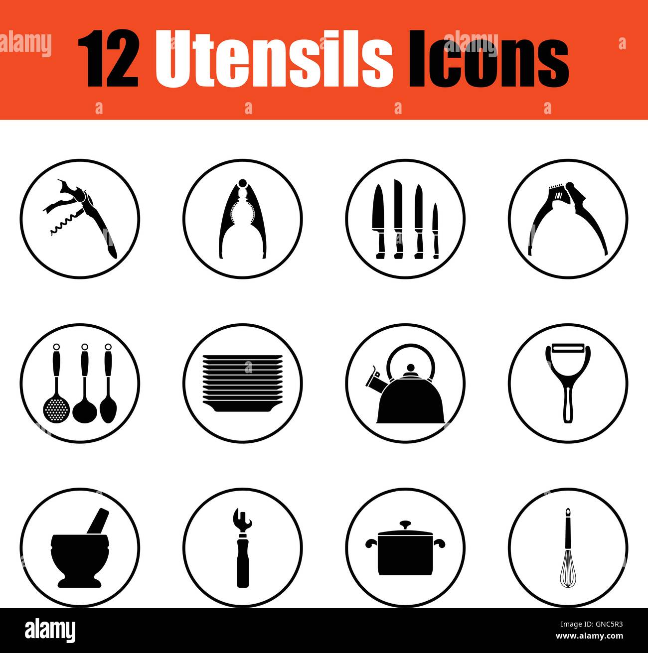 Ladle and sieve Stock Vector Images - Alamy