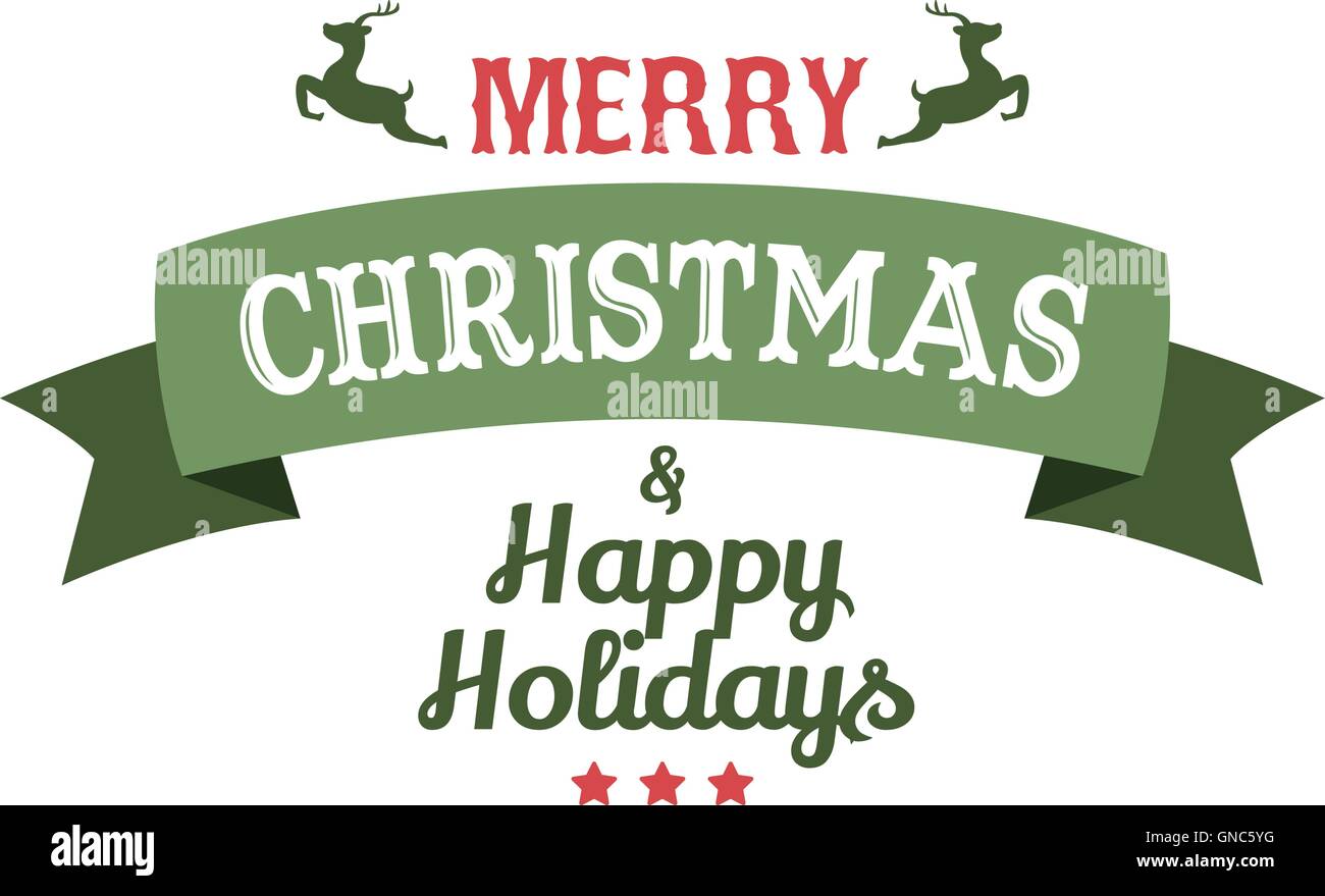 Merry christmas label Stock Vector Images - Alamy