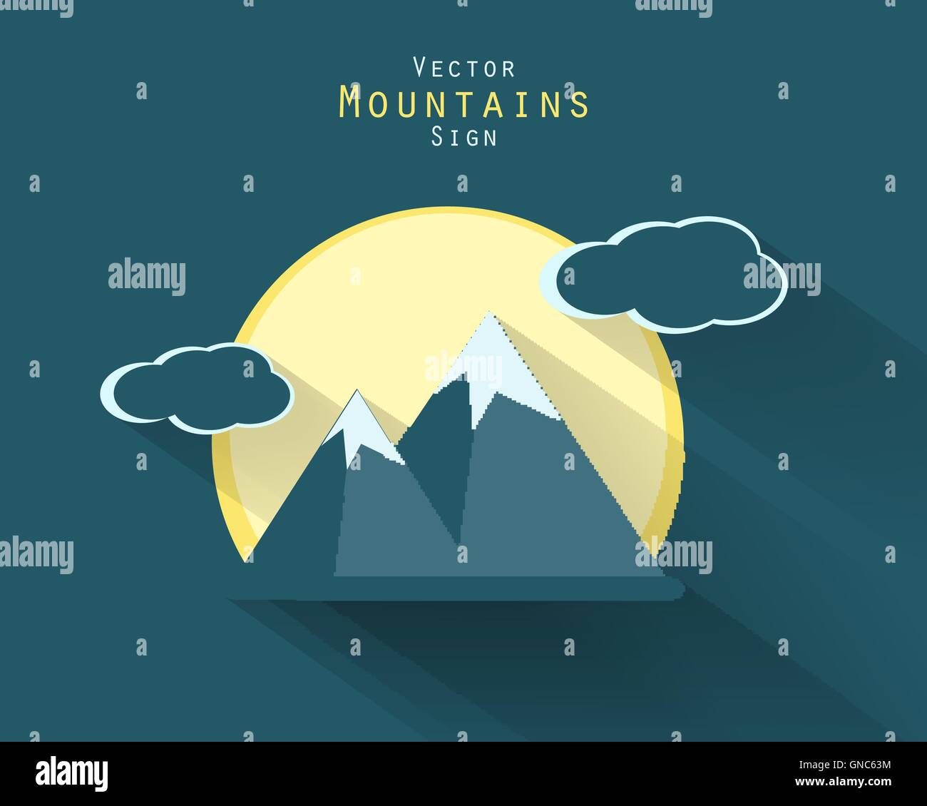 vector mountains elements Stock Vector Image & Art - Alamy