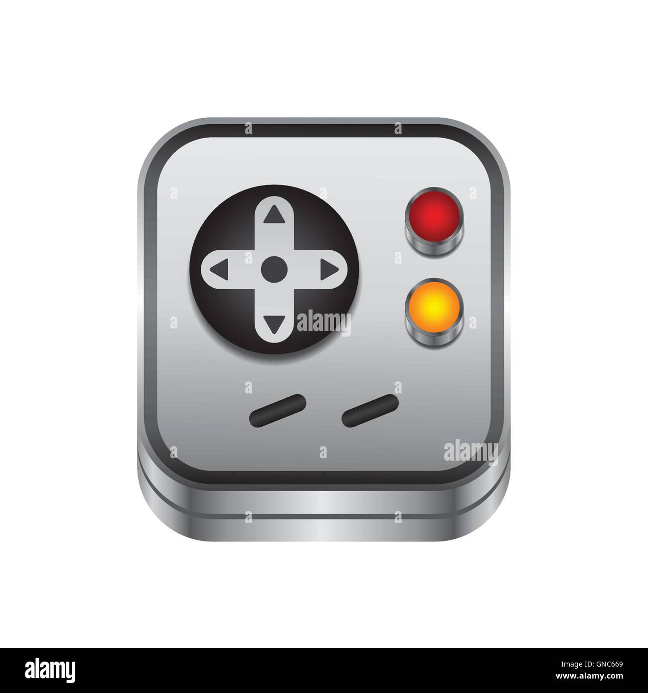 game console button Stock Vector Image & Art - Alamy