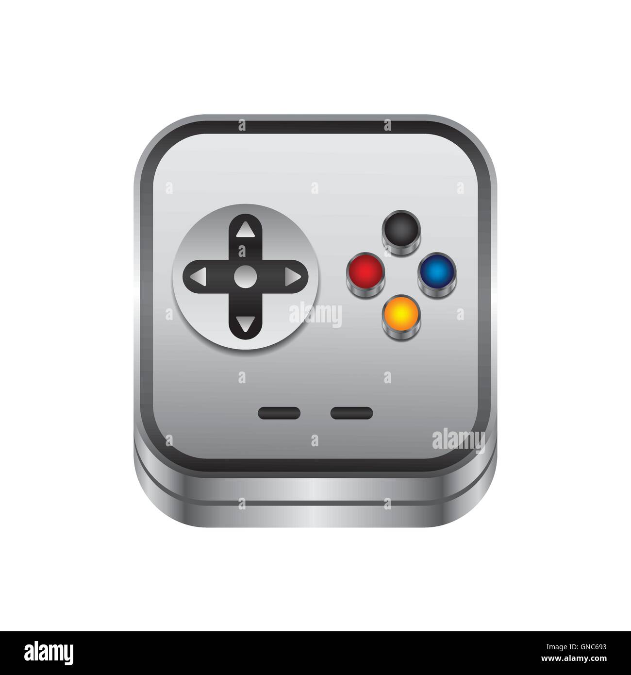 game console button Stock Vector Image & Art - Alamy