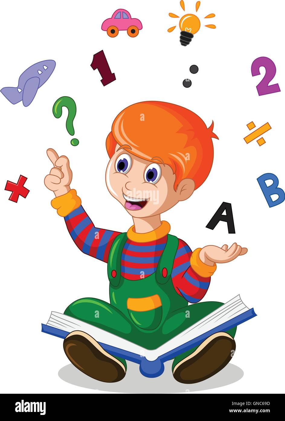 Funny astronaut kid cartoon Stock Vector Images - Alamy