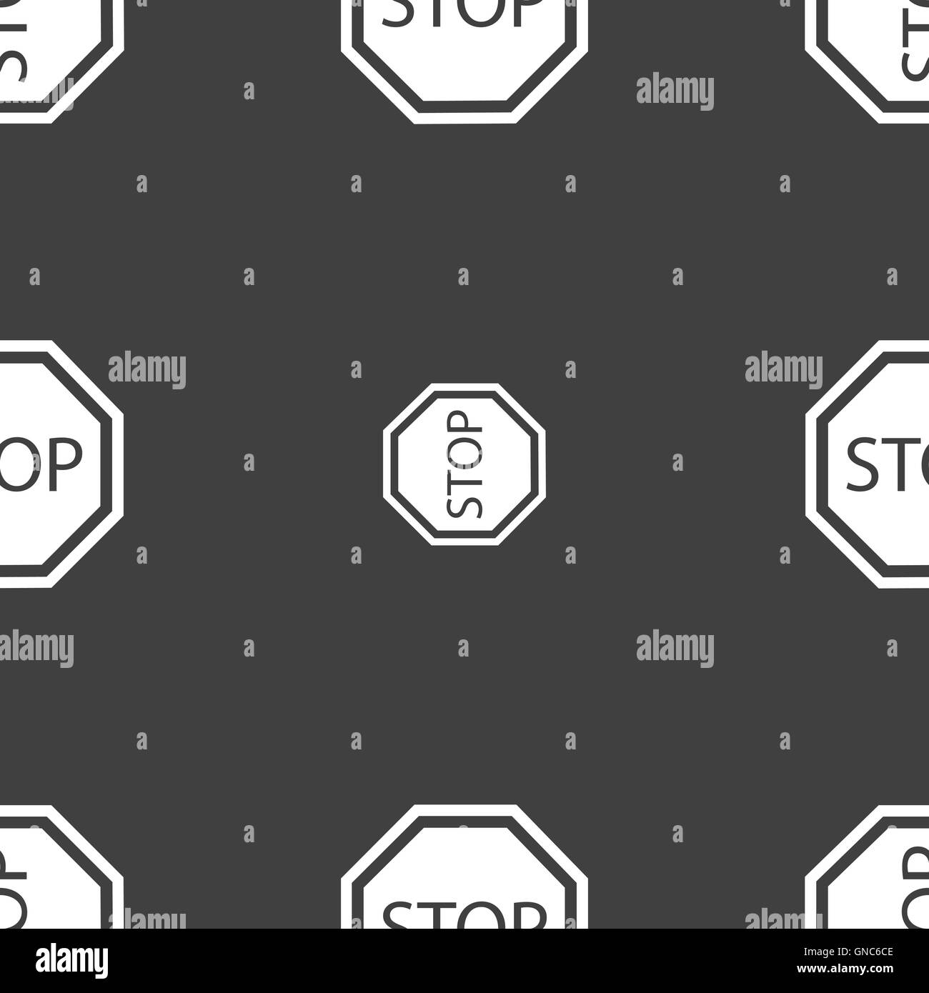 Stop sign on highway Black and White Stock Photos & Images - Alamy