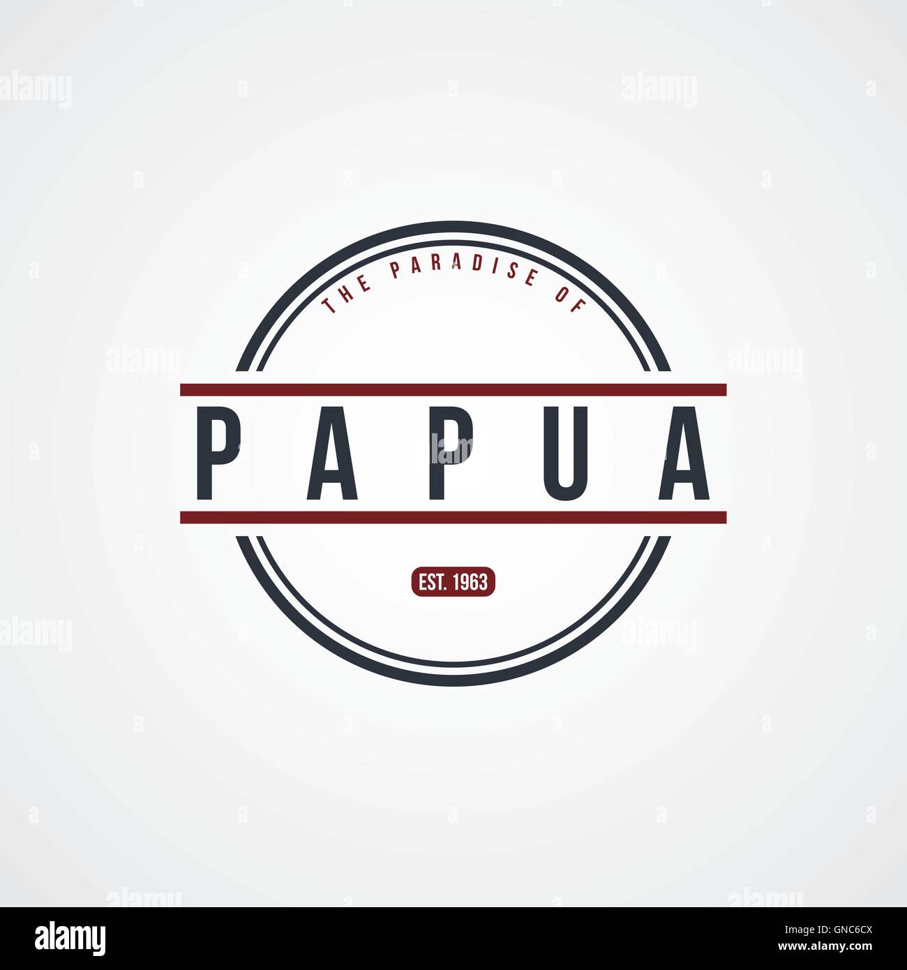 papua badge indonesia label theme Stock Vector Image & Art - Alamy