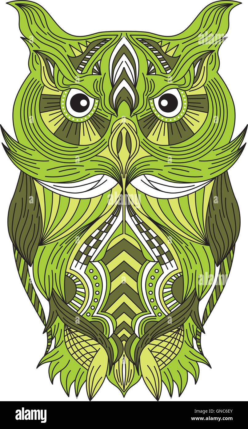 owl art theme Stock Vector Image & Art - Alamy