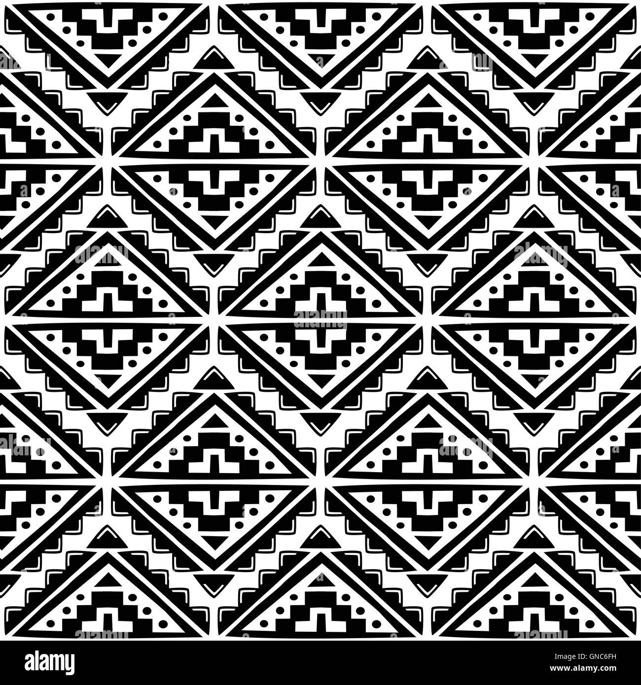 native ethnic seamless pattern Stock Vector Image & Art - Alamy
