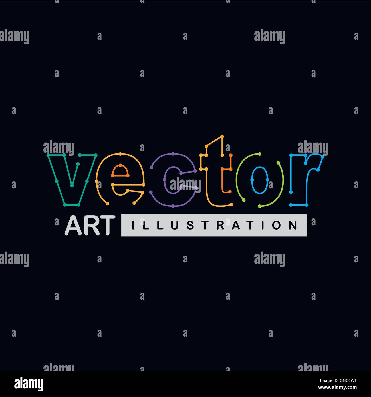 path trace vector outline logotype theme Stock Vector Image & Art - Alamy