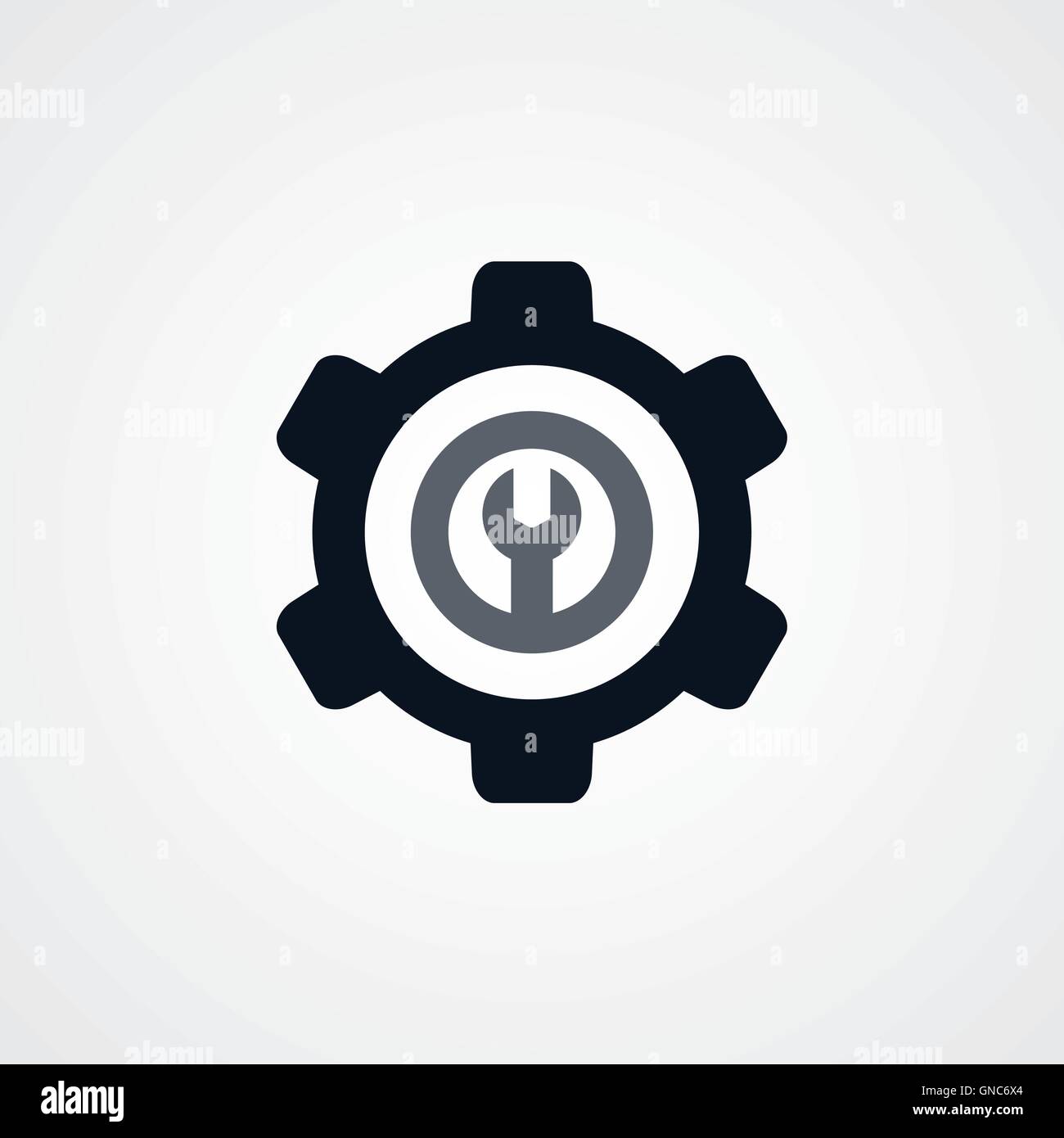 Cog Settings Icon Symbol Stock Vector Image & Art - Alamy
