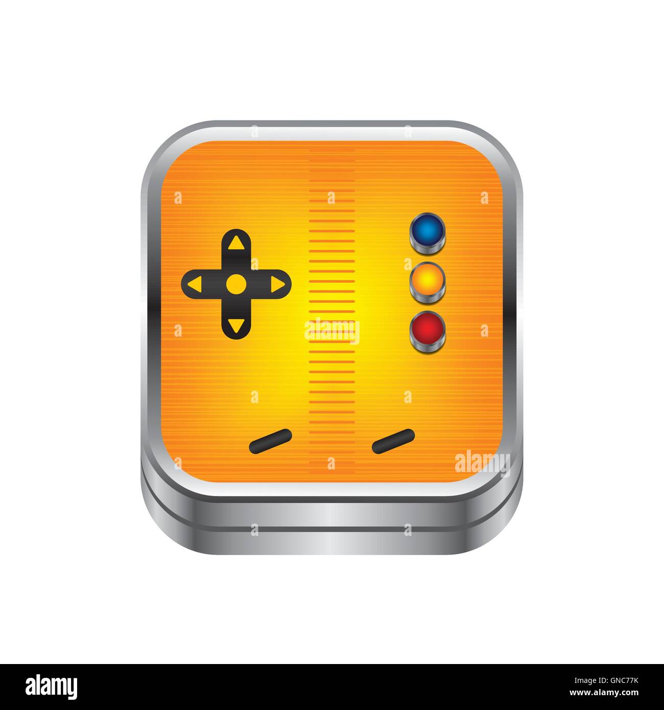 game console button Stock Vector Image & Art - Alamy